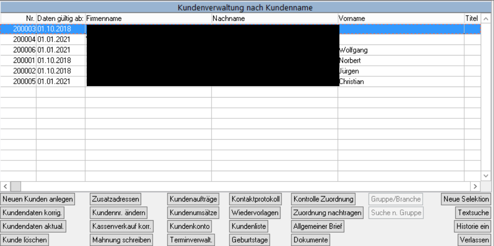Kalkulation für einen Auftrag